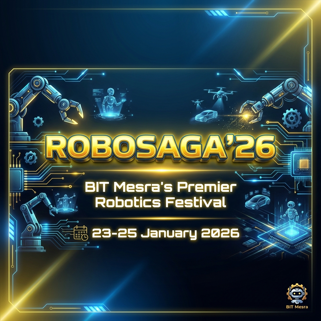 RoboSaga'26 - BIT Mesra's Premier Robotics Festival